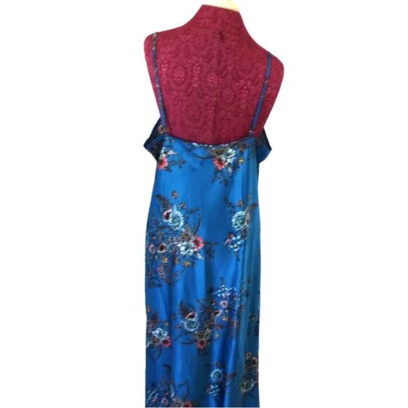 Inc. | Intimates & Sleepwear | Inc Intimates Floral Long Nightgown Teal ...